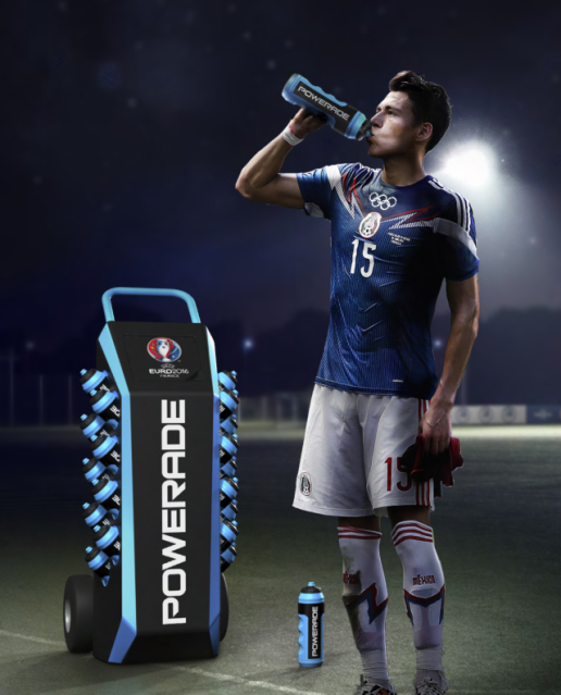 Powerade Command Center: Data-driven hydration for athletes.